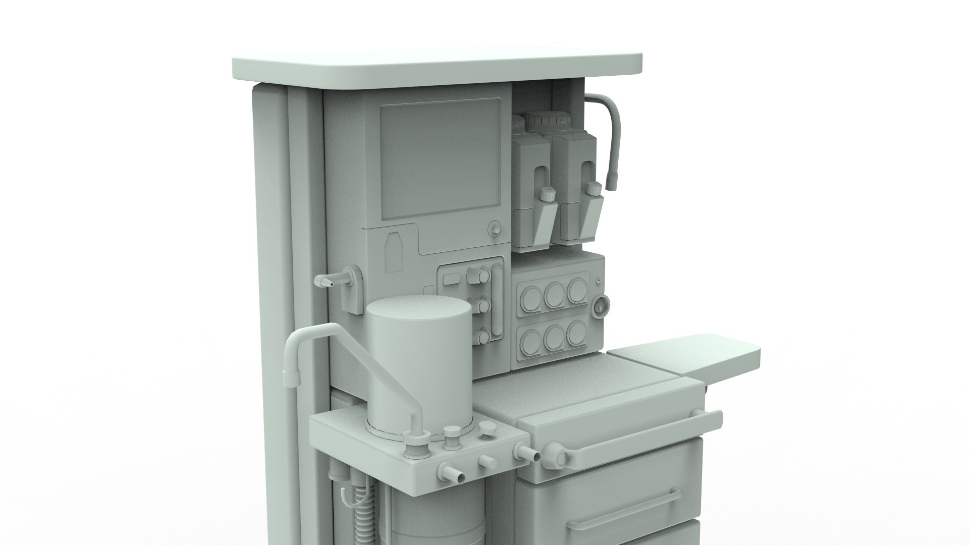 3D Anesthesia Machine Model - TurboSquid 2173985