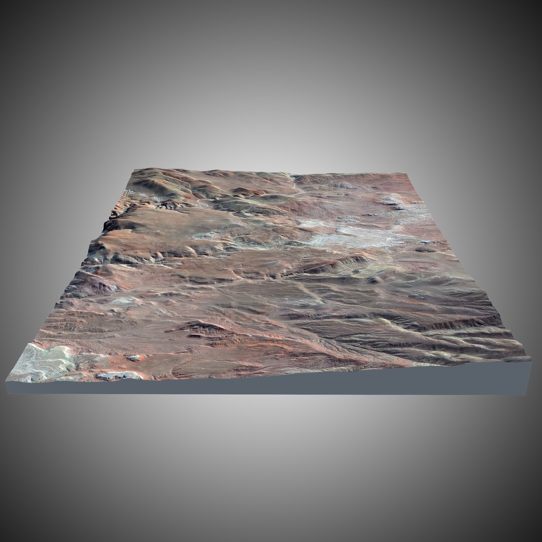 3d Planet Lava Flow Model