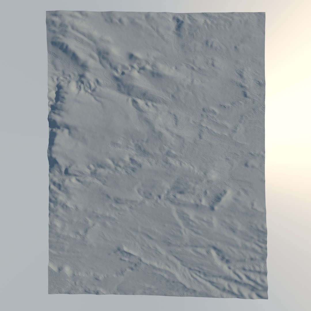 3d Planet Lava Flow Model
