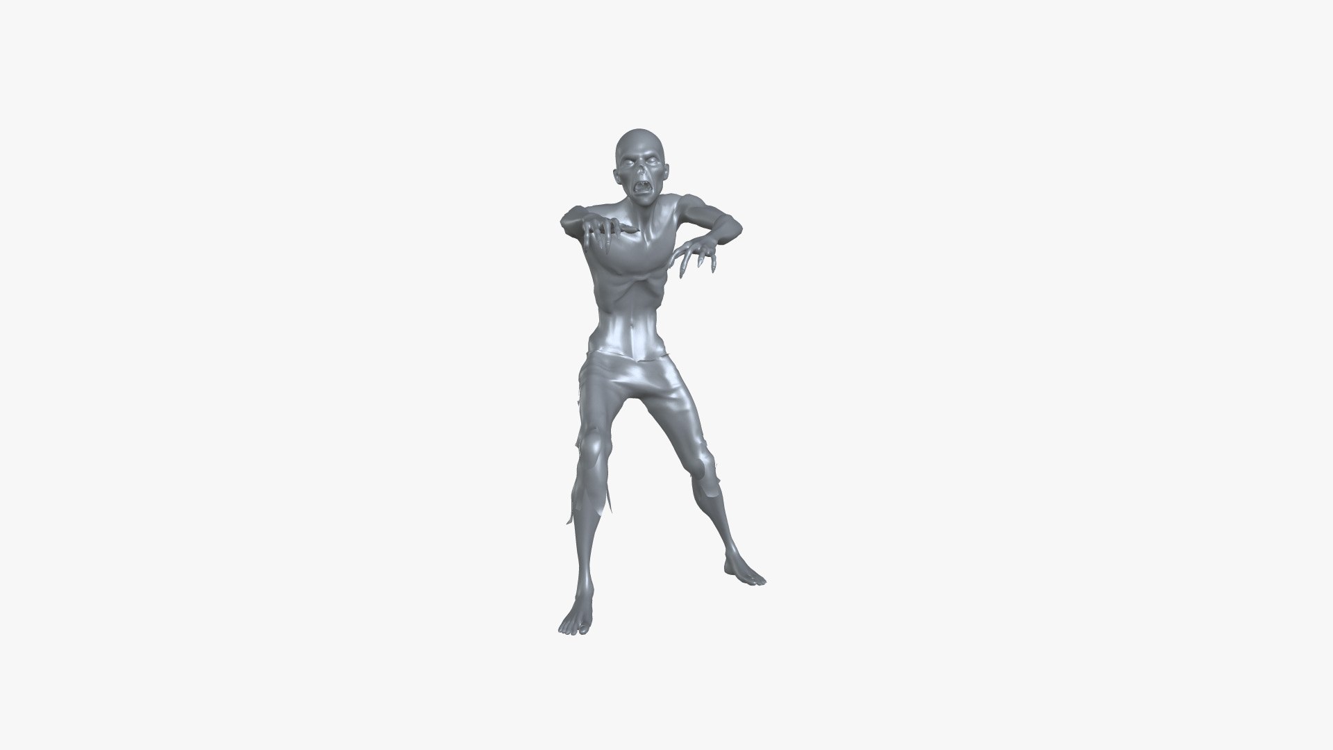 3D ZMB-002 Zombie Walking Animation - TurboSquid 2096839