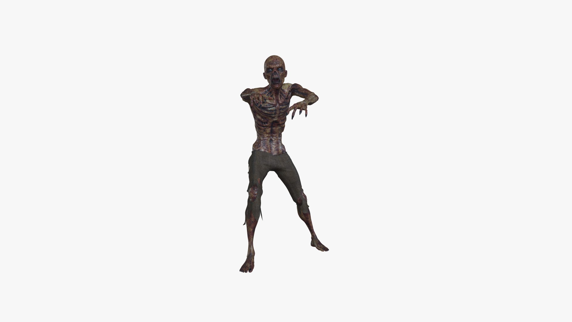 3D ZMB-002 Zombie Walking Animation - TurboSquid 2096839