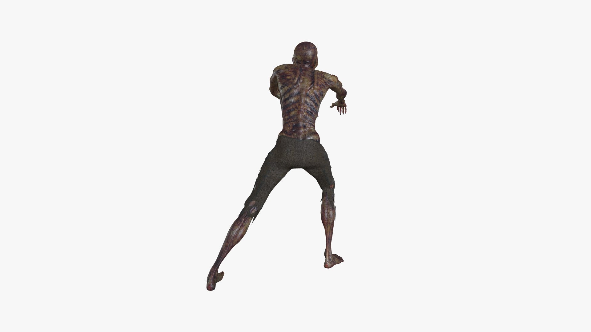 3D ZMB-002 Zombie Walking Animation - TurboSquid 2096839