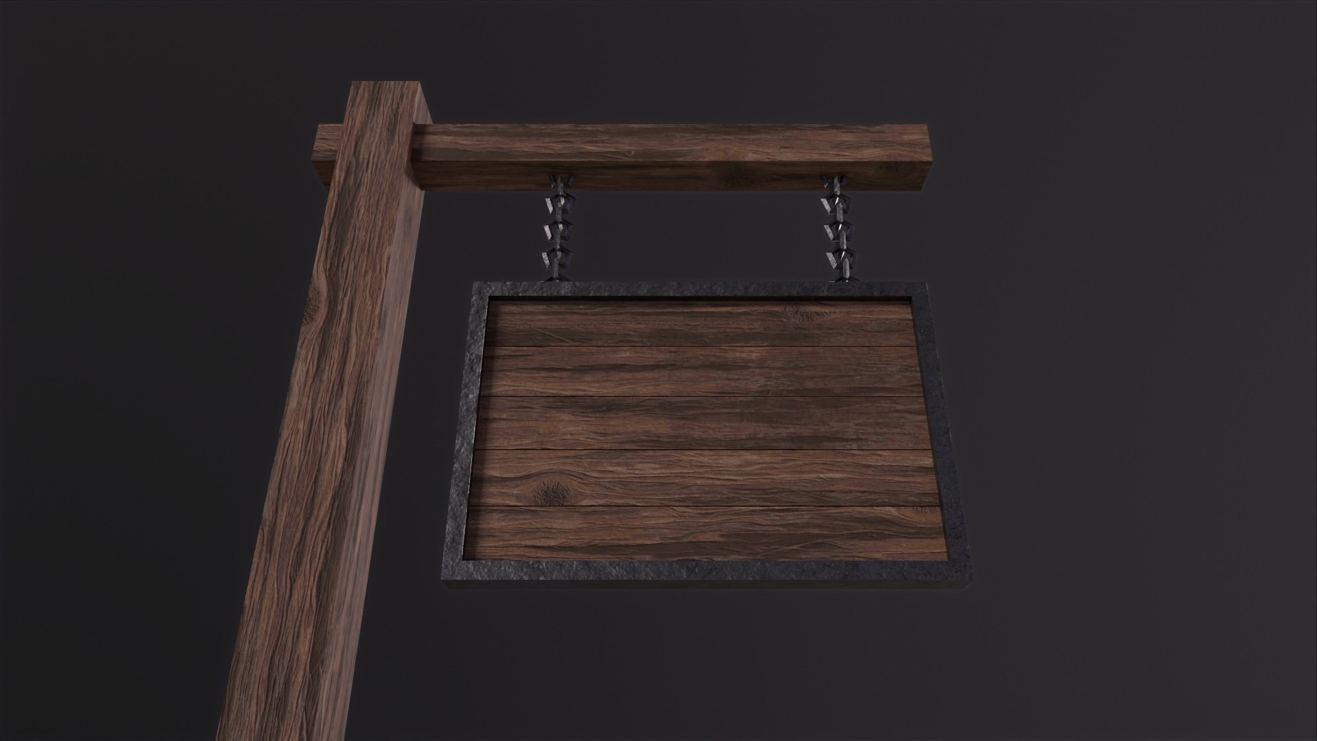 3D Medieval Signboard Model - TurboSquid 2119926