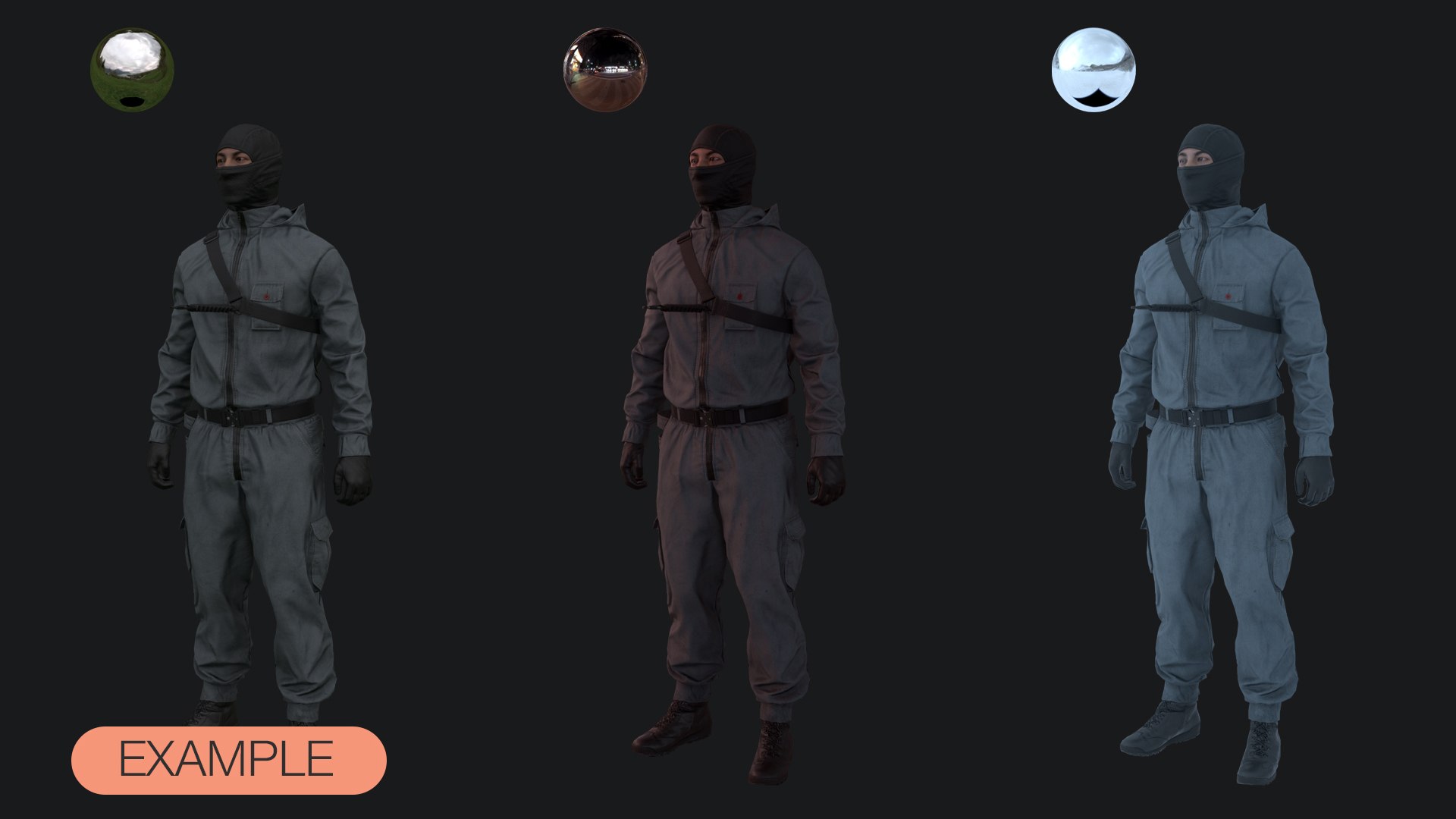 Asian Mercenary Low Poly 3D Model - TurboSquid 1896736