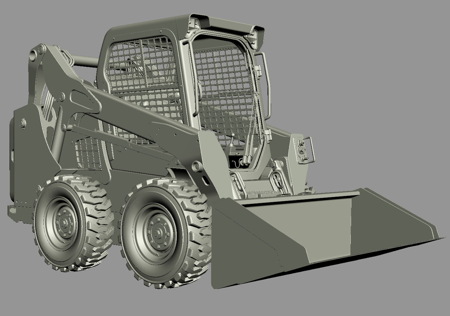 3d loader bobcat s590