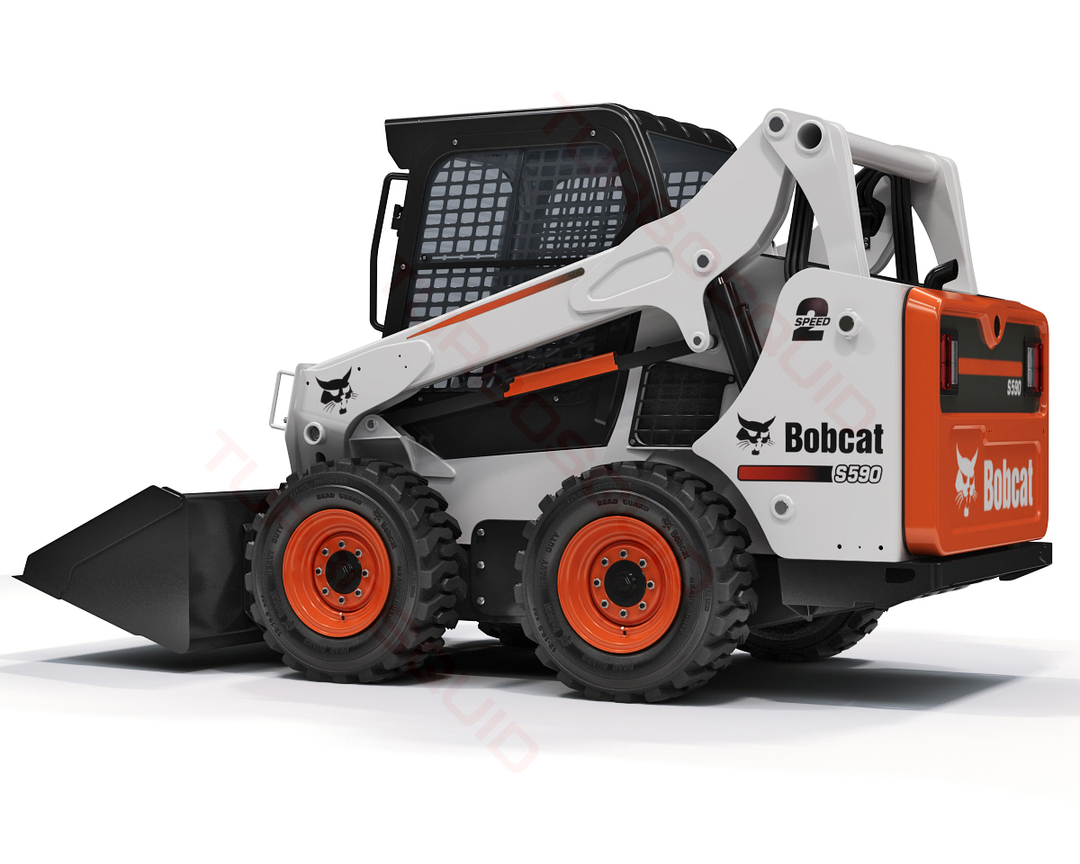 3d loader bobcat s590