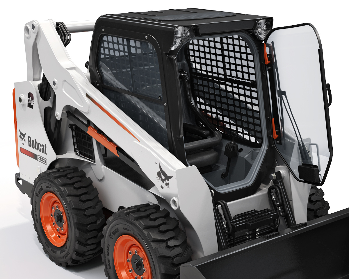 3d loader bobcat s590