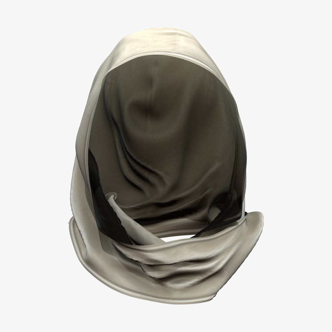 3D Ottoman Shawl Head Scarf model - TurboSquid 2072427