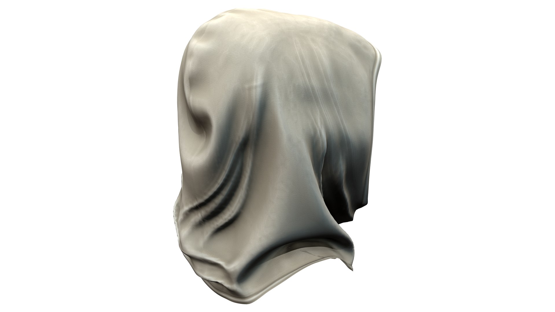 3D Ottoman Shawl Head Scarf Model - TurboSquid 2072427
