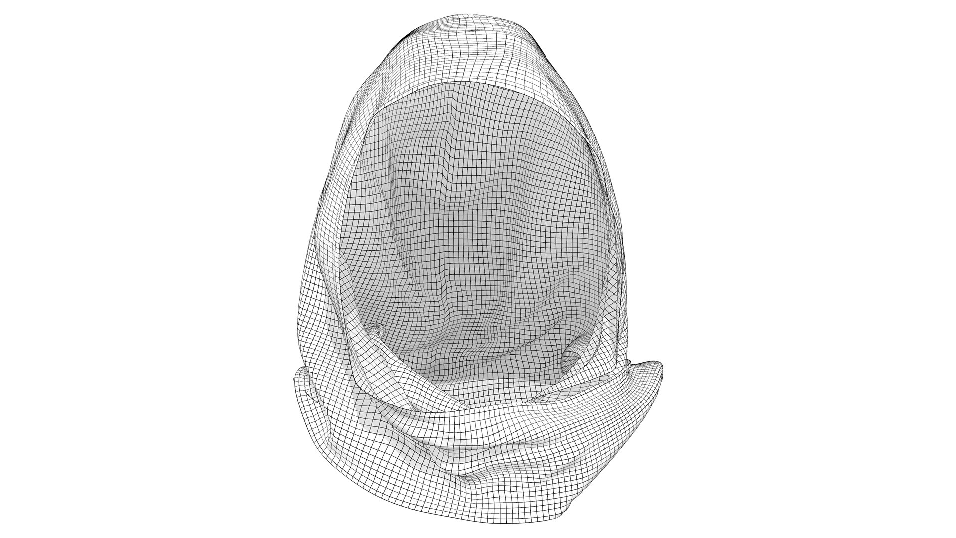 3D Ottoman Shawl Head Scarf Model - TurboSquid 2072427