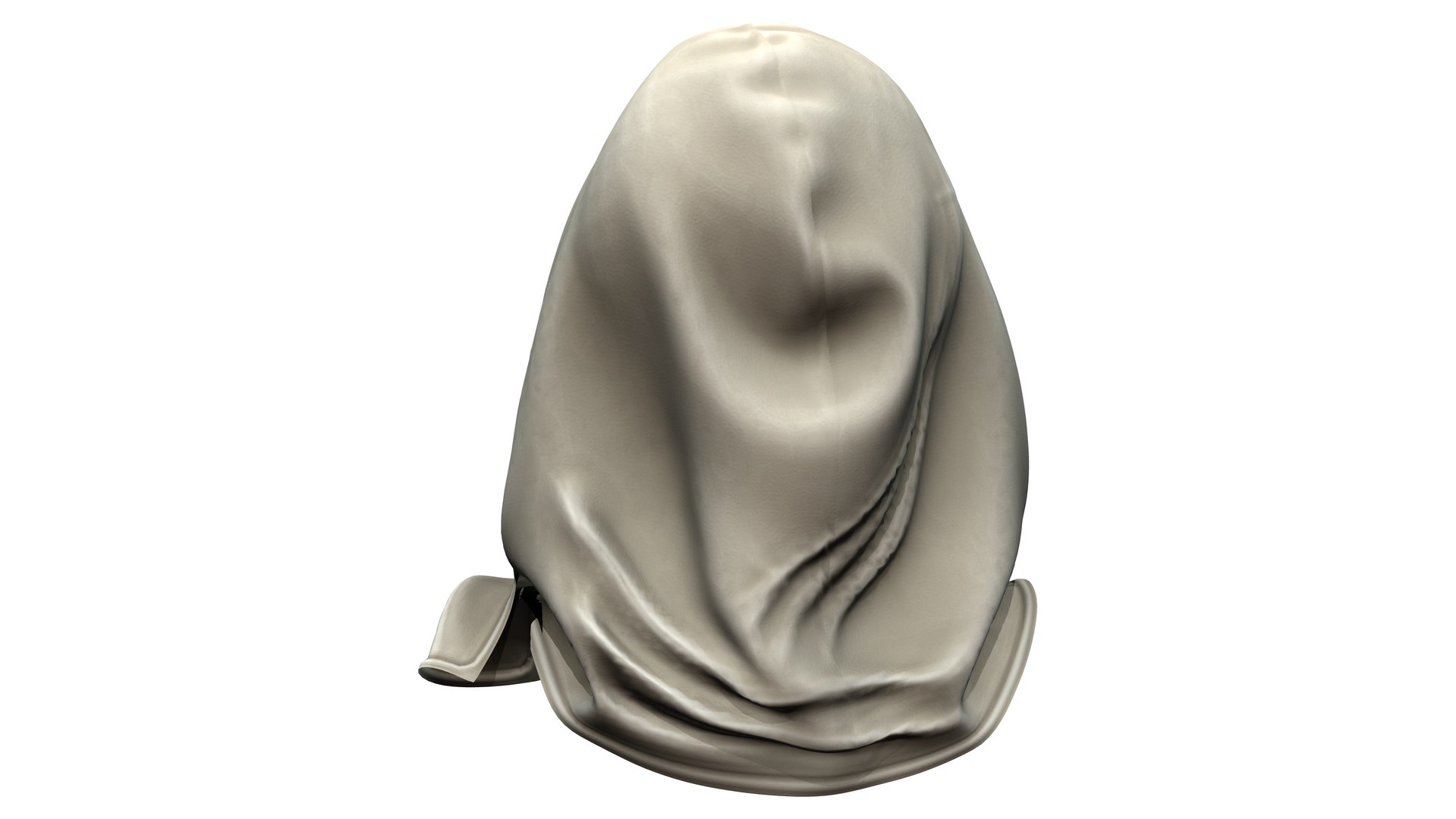 3D Ottoman Shawl Head Scarf Model - TurboSquid 2072427