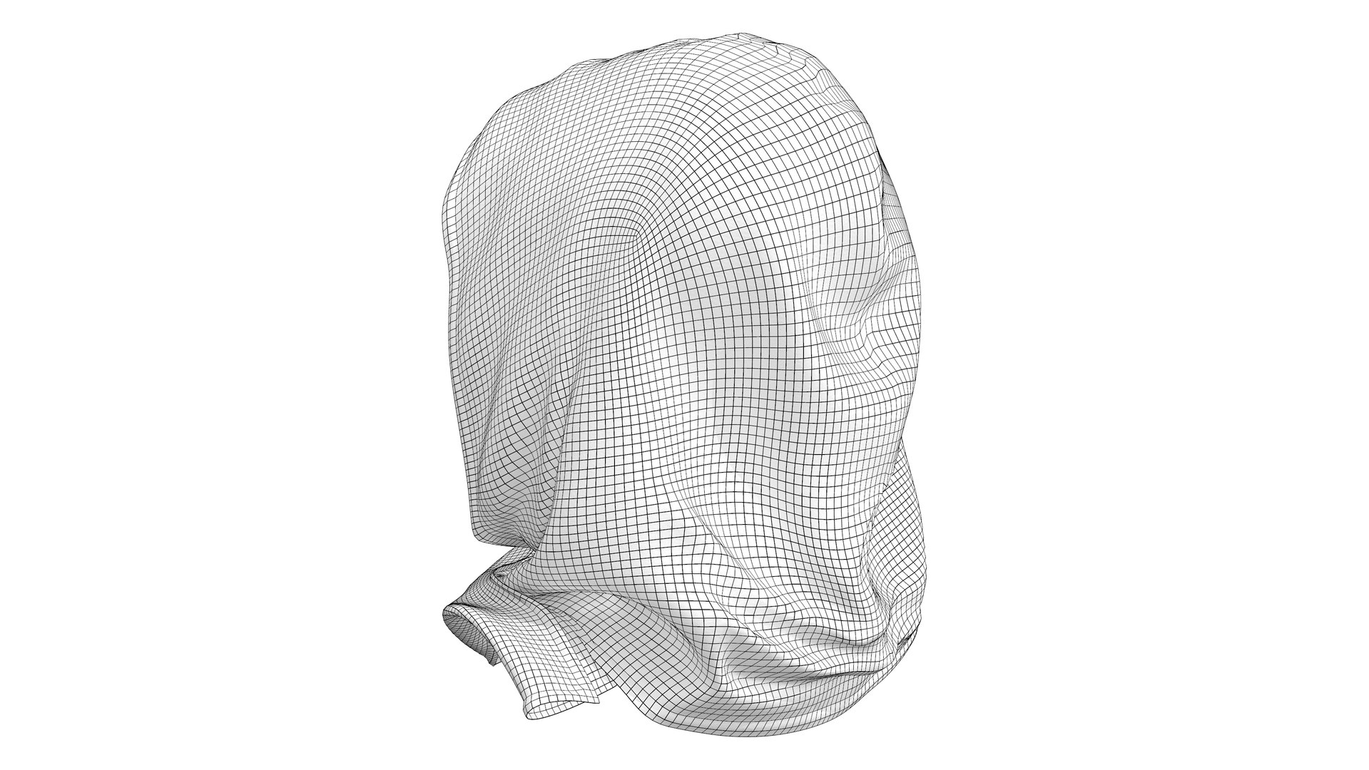 3D Ottoman Shawl Head Scarf Model - TurboSquid 2072427