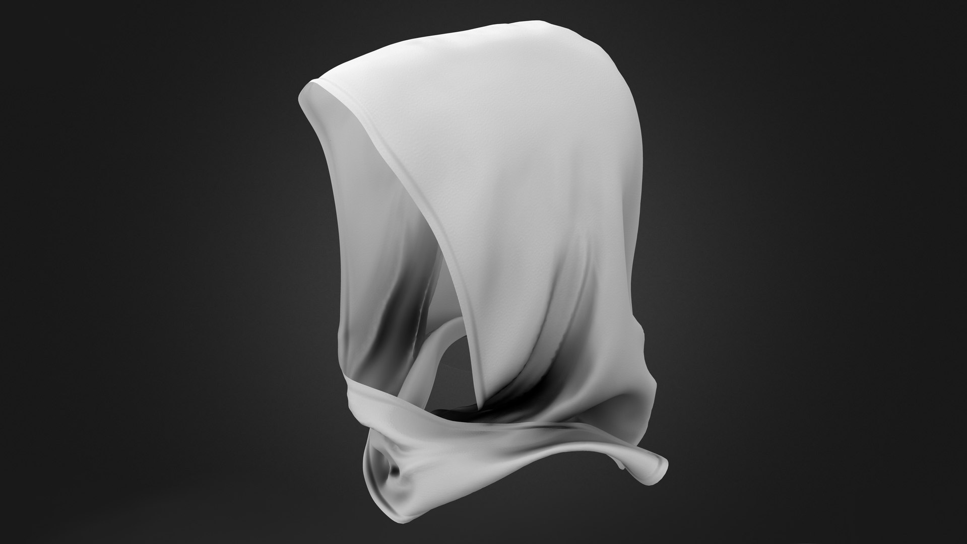3D Ottoman Shawl Head Scarf Model - TurboSquid 2072427
