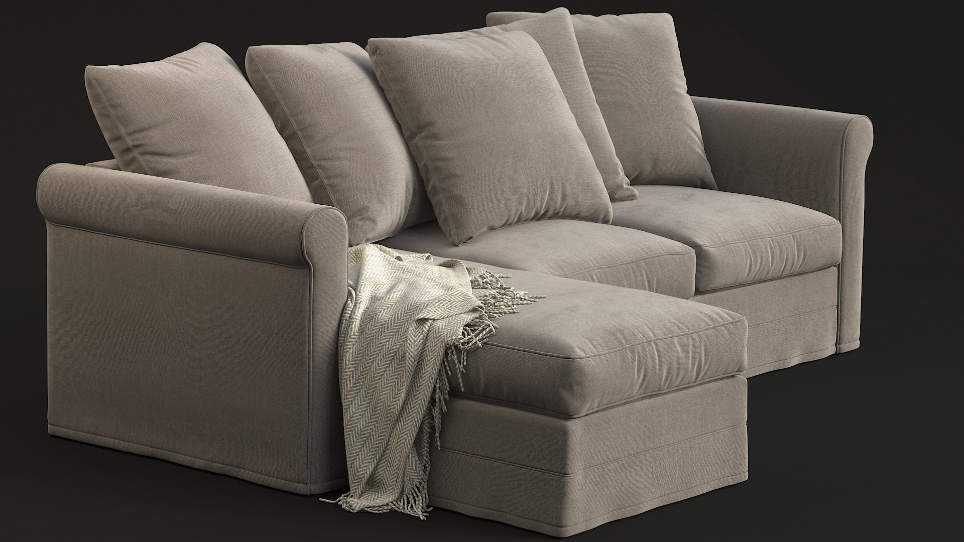 3D Ikea Harlanda Sofa Model - TurboSquid 1583996