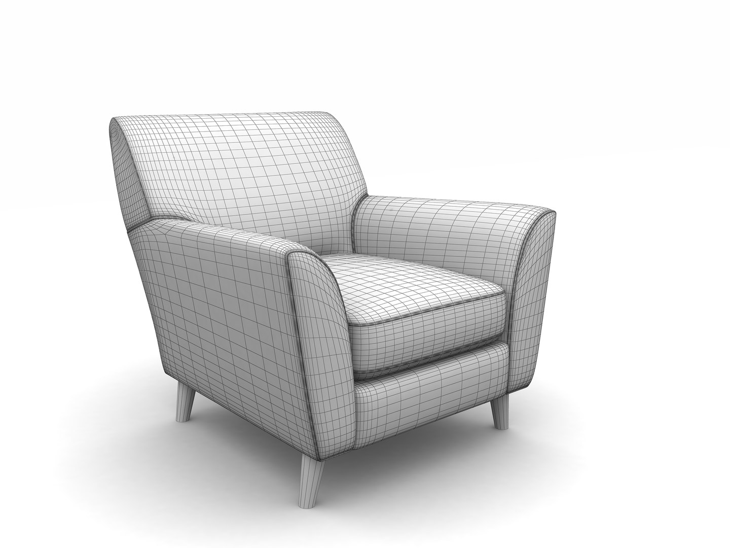 Fabric Sofa Hurley 3D Model - TurboSquid 1858037