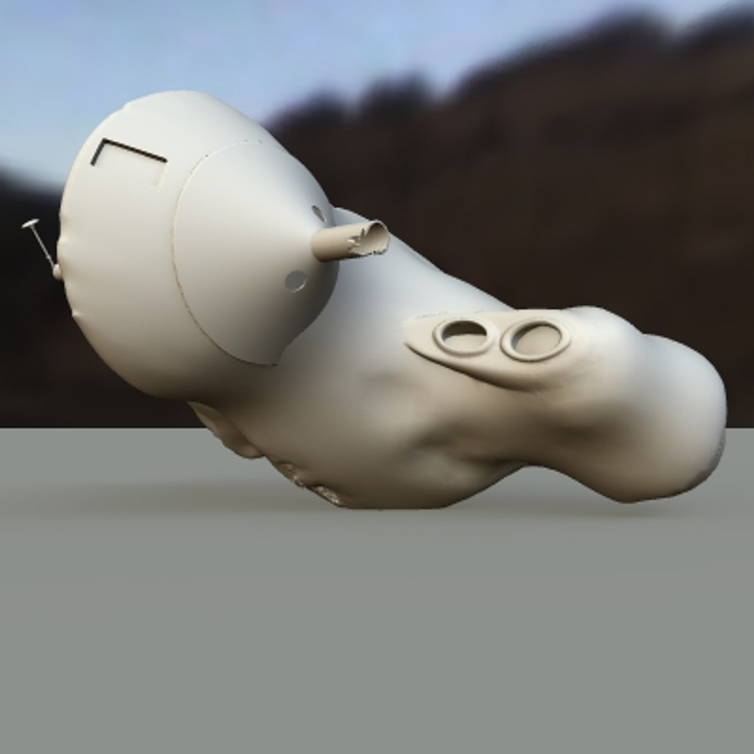 3d Spacecraft Spacewreck Model