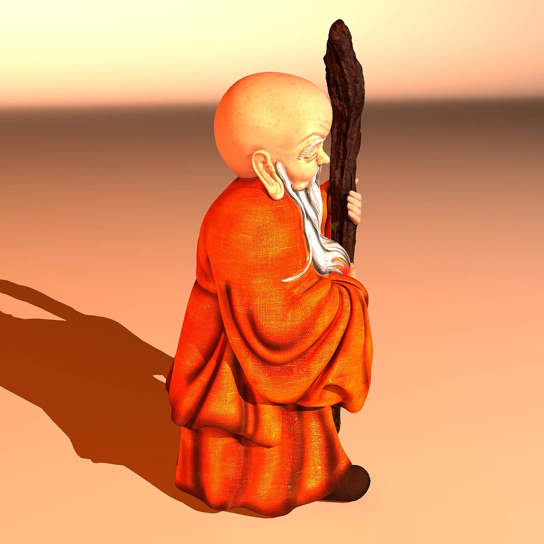 Chinese Buddhist Shou Xing 3d 3ds
