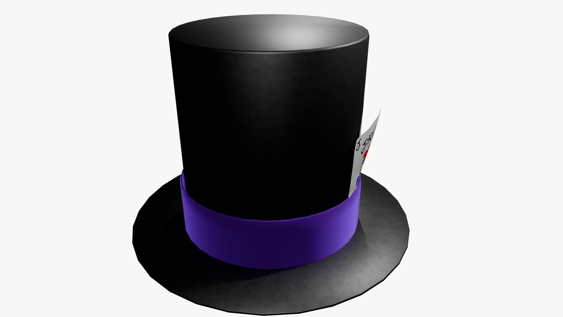 Top Hat With Poker Cards 3D Model - TurboSquid 2213050