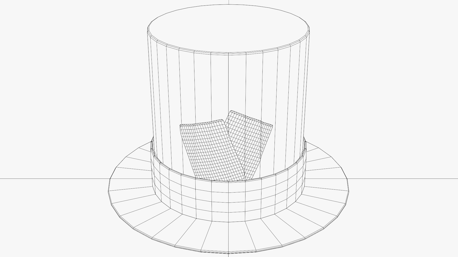 Top Hat With Poker Cards 3D Model - TurboSquid 2213050