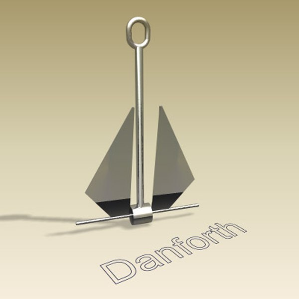 3d danforth anchor