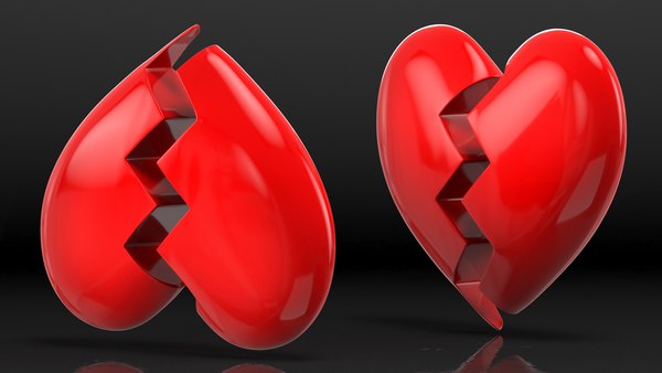 modelo 3d Emoji de corazón roto - TurboSquid 1799502