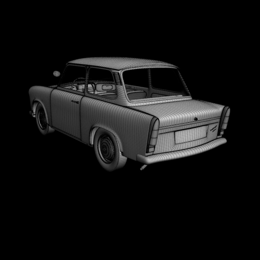 1964 Trabant 601 3D Model - TurboSquid 1339021