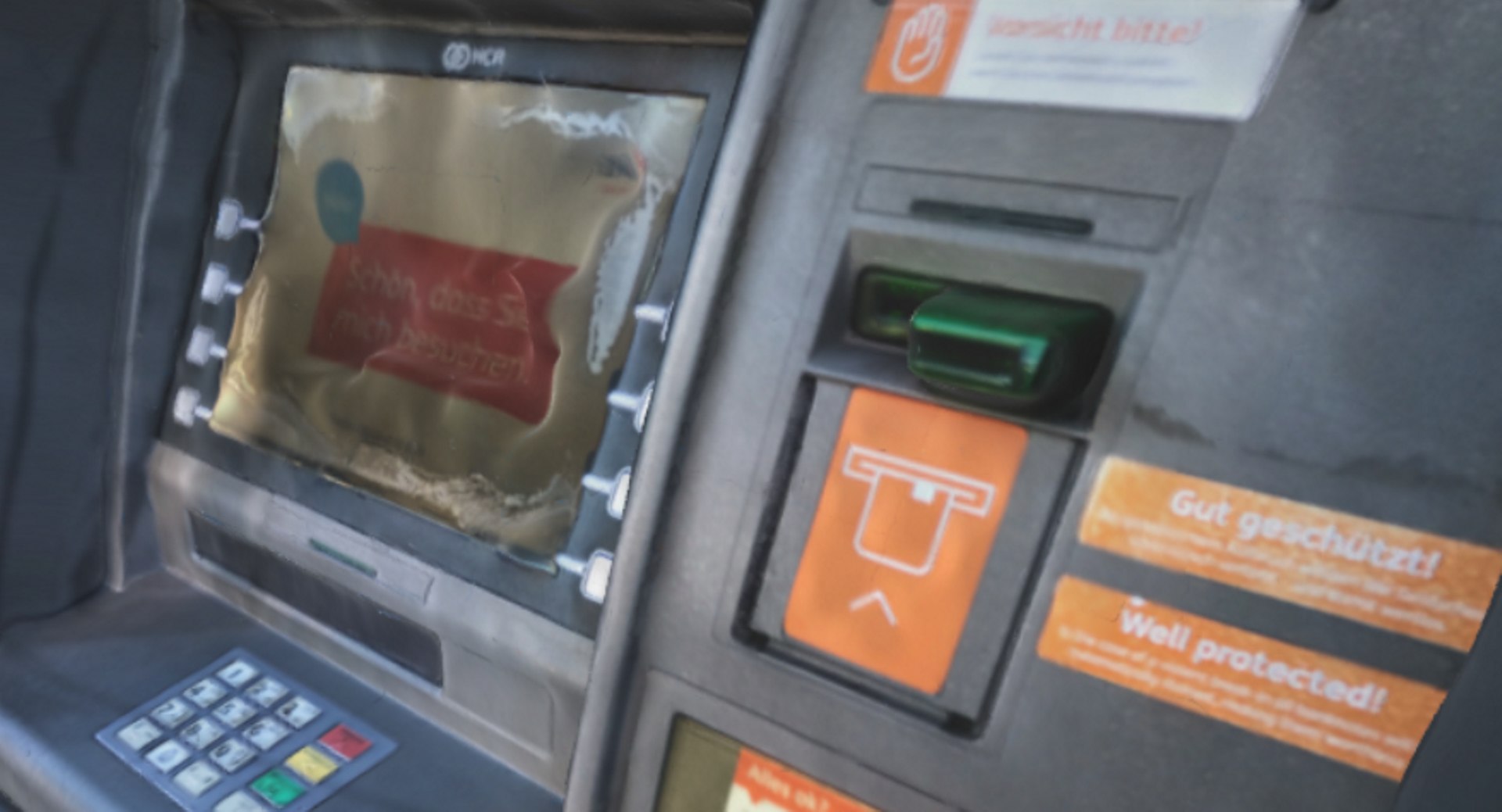 Old German ATM NCR 3D Model - TurboSquid 2013613