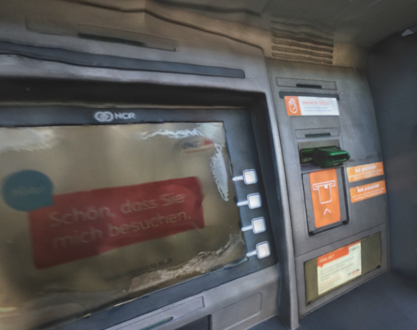 Old German ATM NCR 3D Model - TurboSquid 2013613
