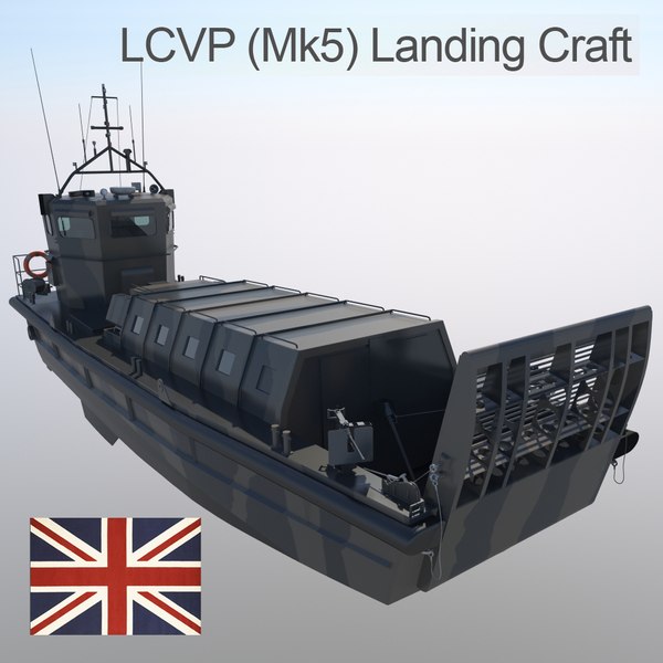 modelo 3d Embarcación de desembarco LCVP (MK5) - TurboSquid 558644