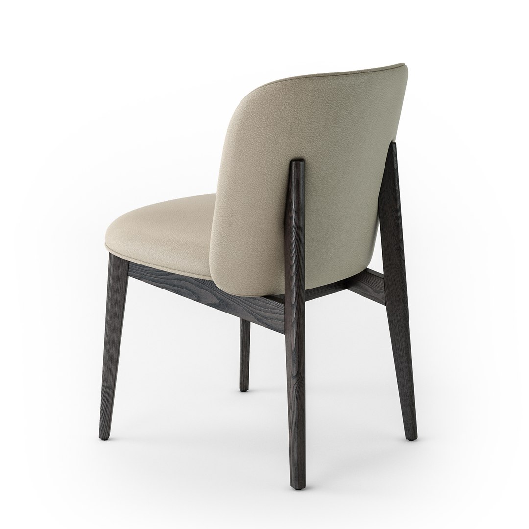 Calligaris Abrey Wood Chair 3D Model - TurboSquid 1784610