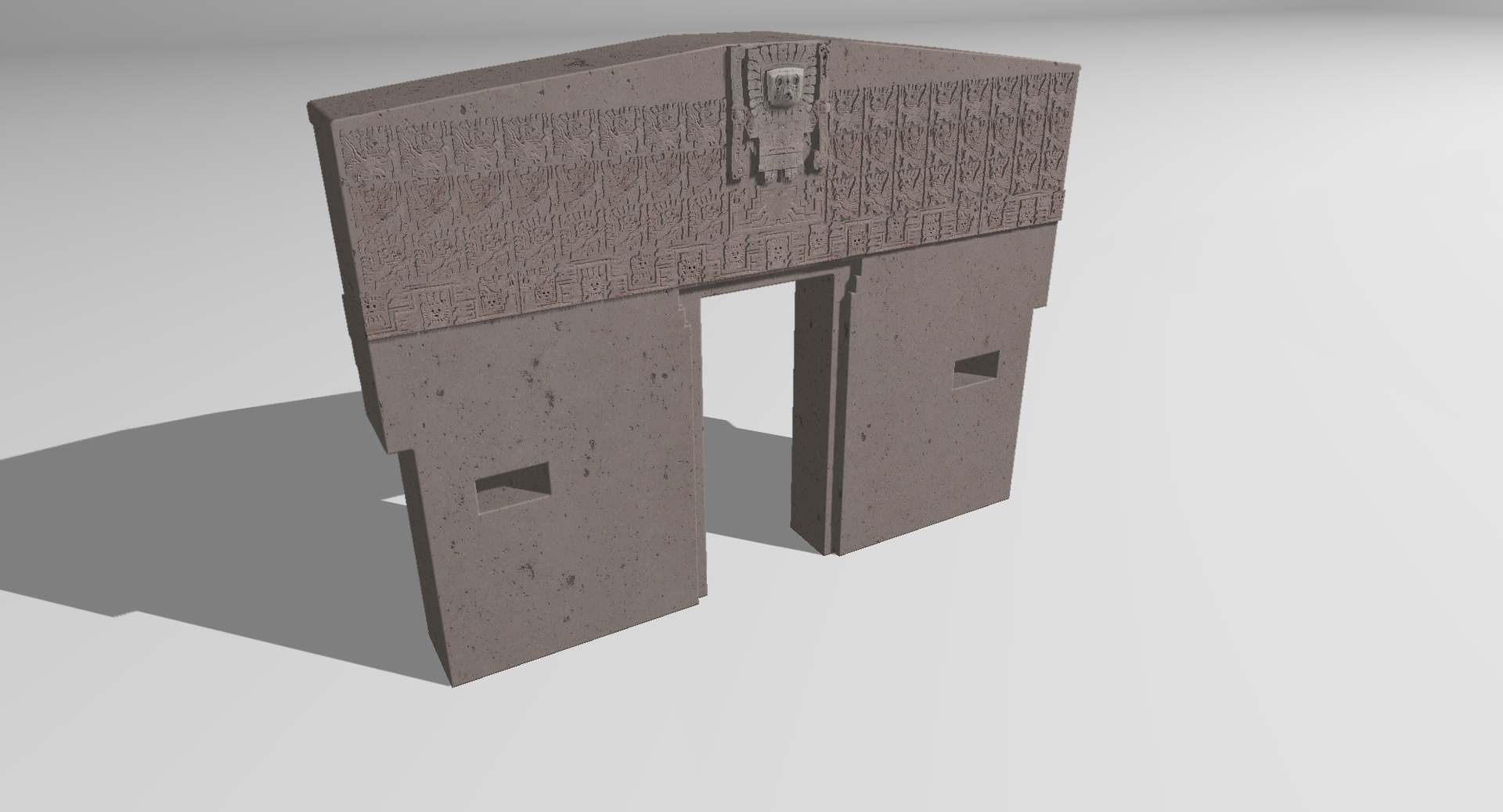 3D Tiwanaku - Gate Of The Sun - TurboSquid 1865909