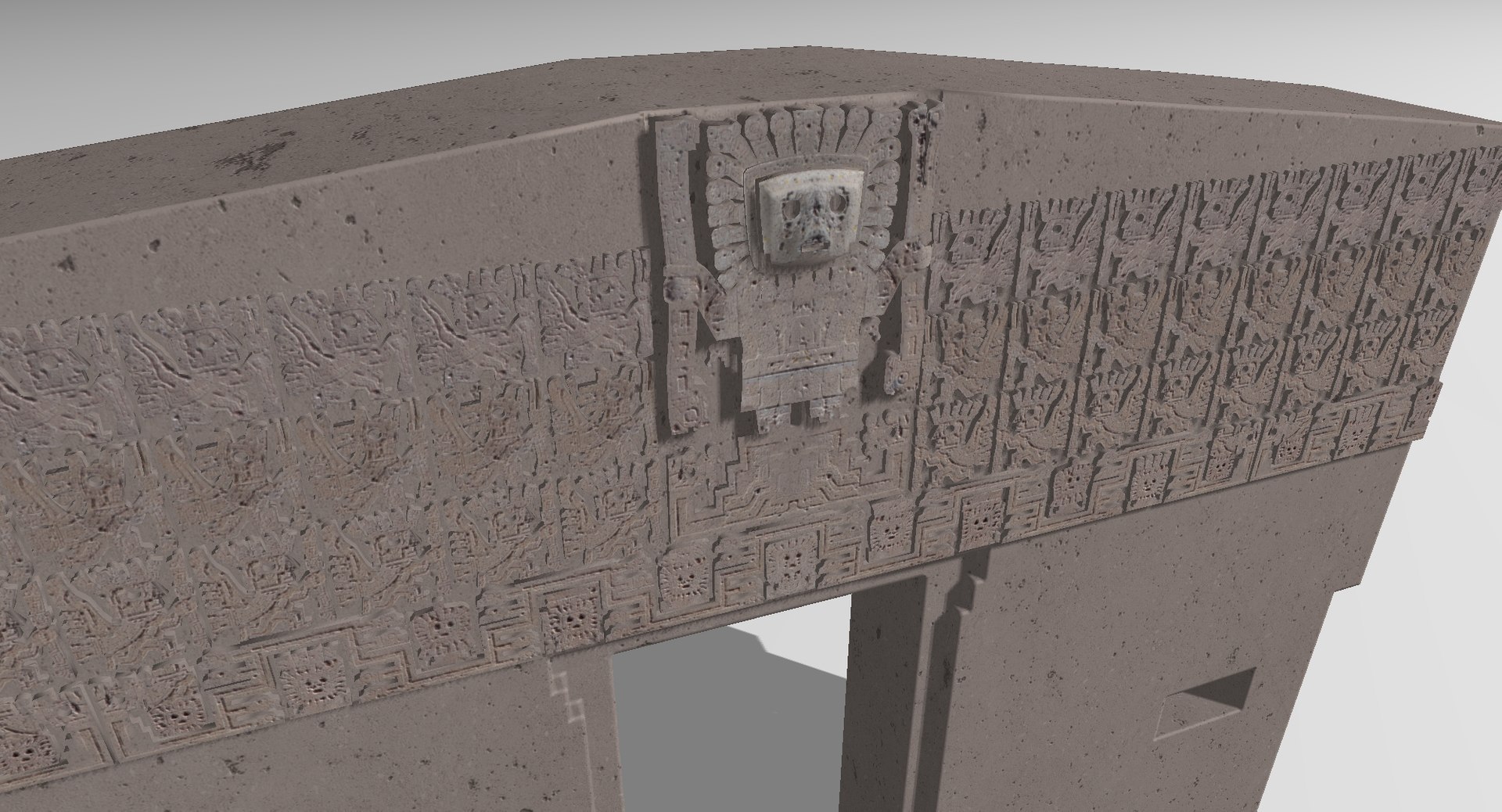 3D Tiwanaku - Gate Of The Sun - TurboSquid 1865909