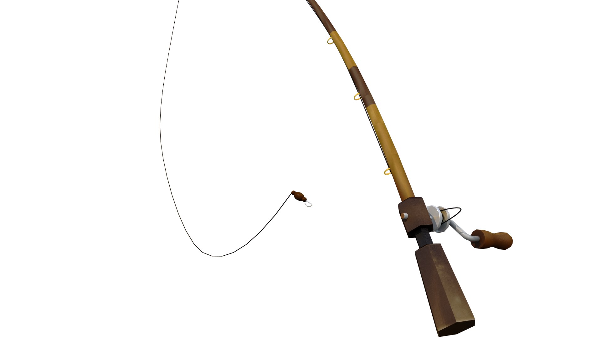 Fishing Rod 3D Model - TurboSquid 1366952