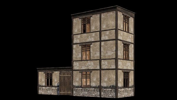 Medieval Houses Pack 76-77-78-79-80 - 4K Textures Game Ready model ...