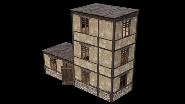 Medieval Houses Pack 76-77-78-79-80 - 4K Textures Game Ready model ...