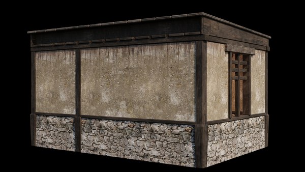 Medieval Houses Pack 76-77-78-79-80 - 4K Textures Game Ready model ...