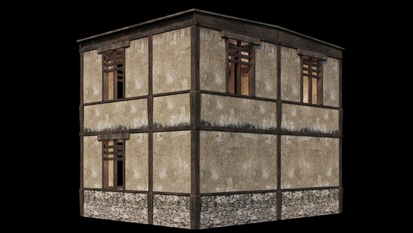 Medieval Houses Pack 76-77-78-79-80 - 4K Textures Game Ready model ...