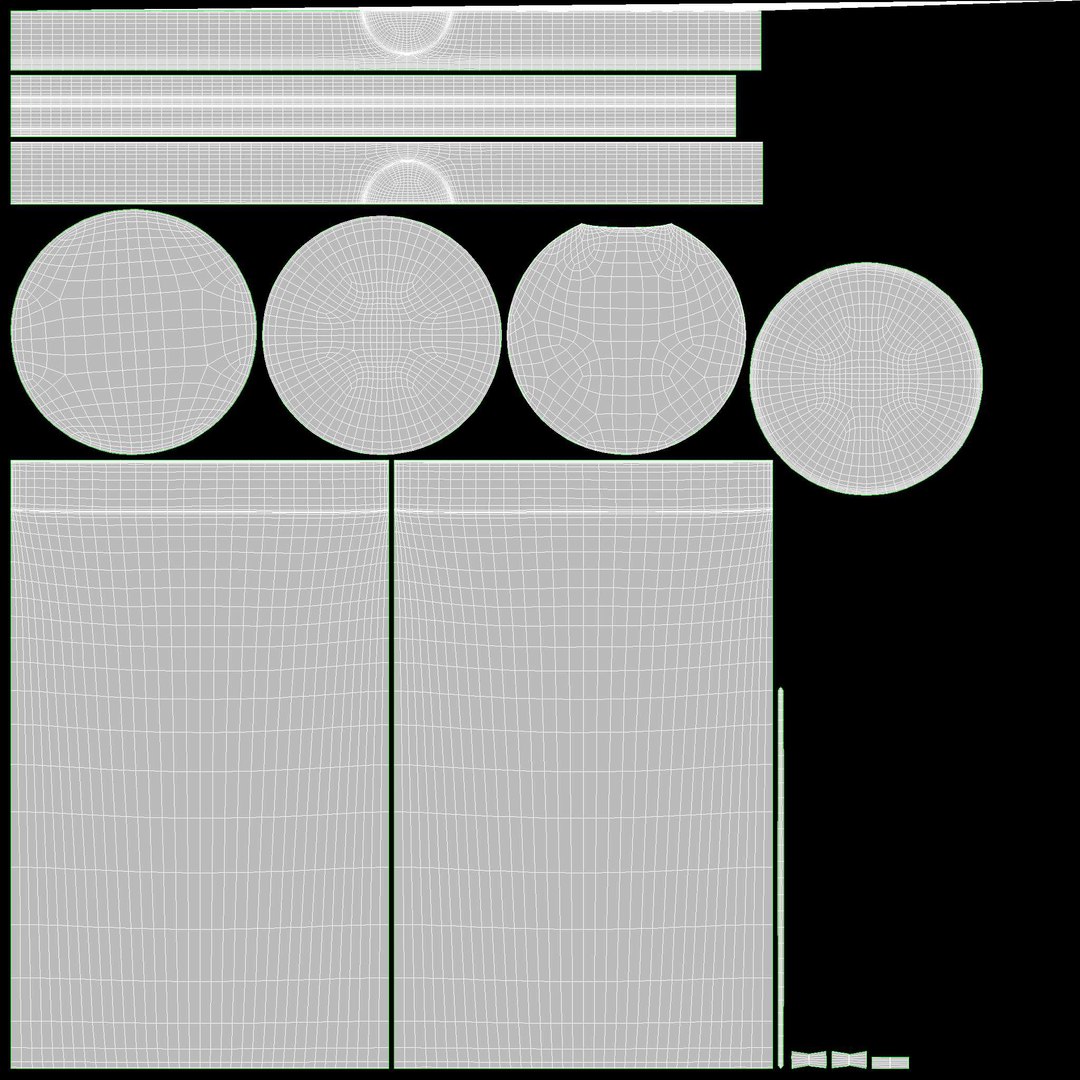 3D Model Cosmetics Tube Set 01 Mockup - TurboSquid 1842826