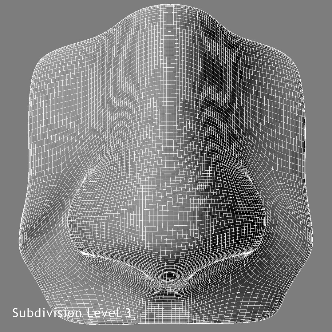 3d Model Realistic Human Nose