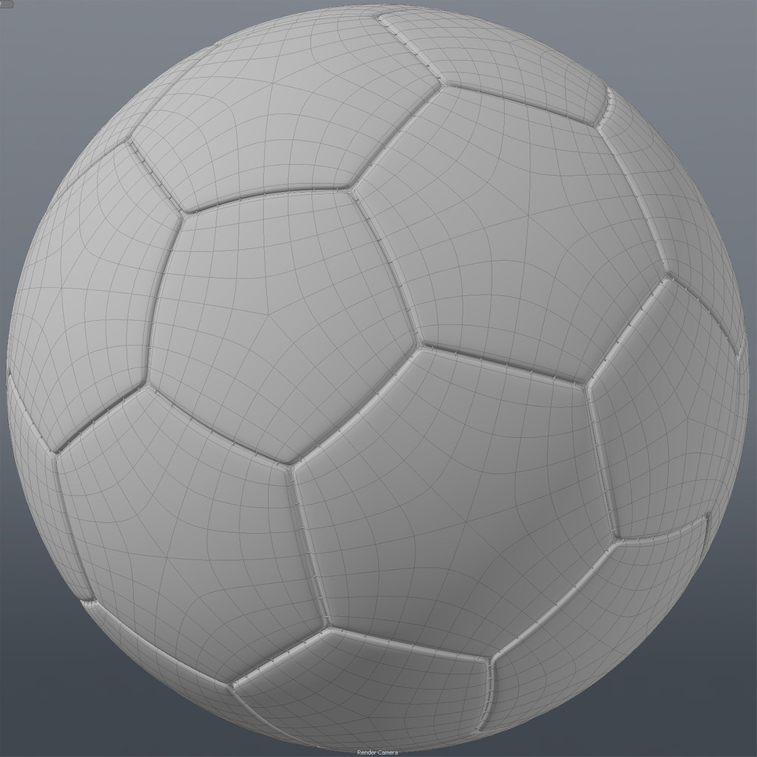 Classic Soccer Ball 3d Model