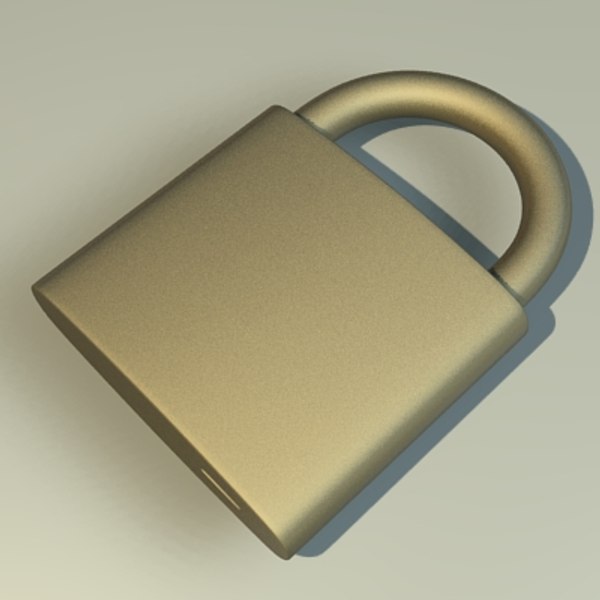 3d model lock