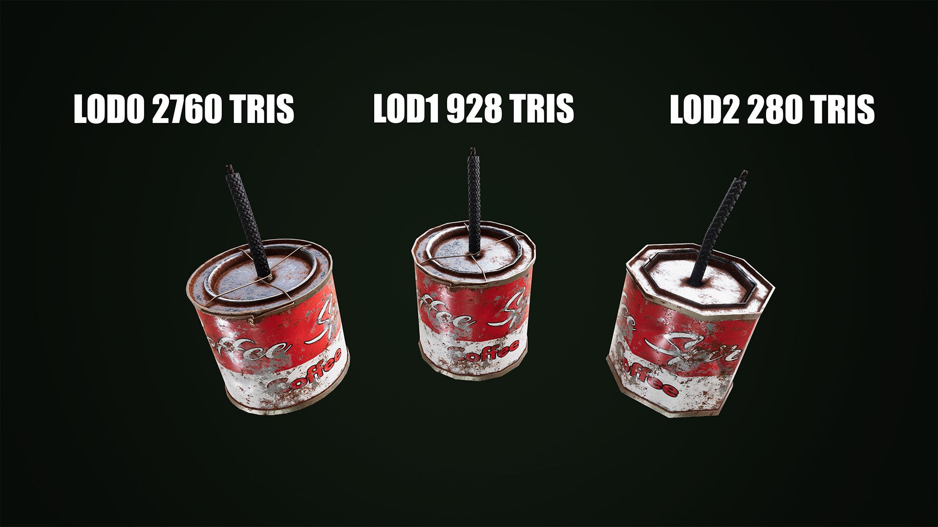 Tin Can Grenade Model - TurboSquid 1735681