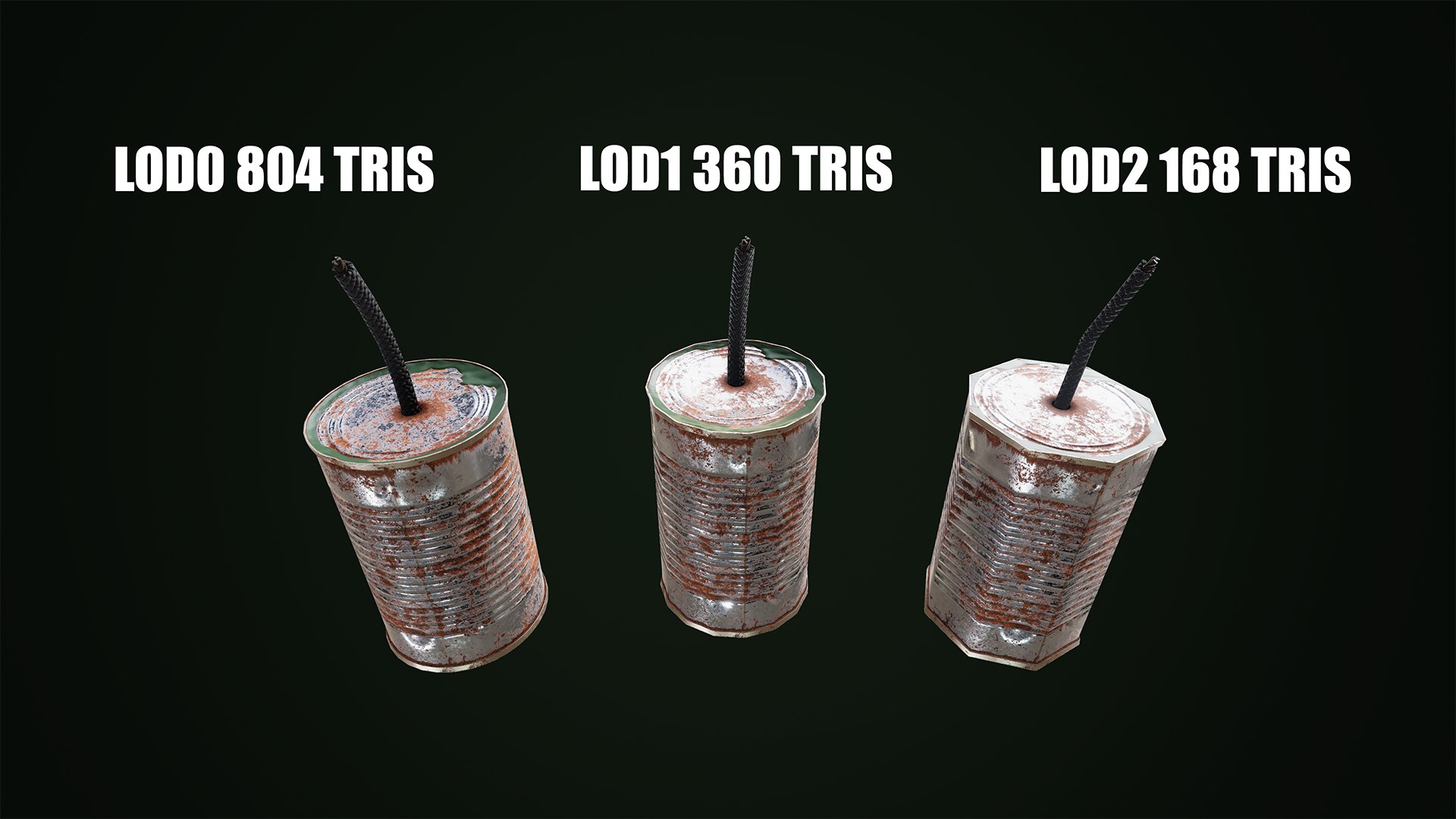 Tin Can Grenade Model - TurboSquid 1735681