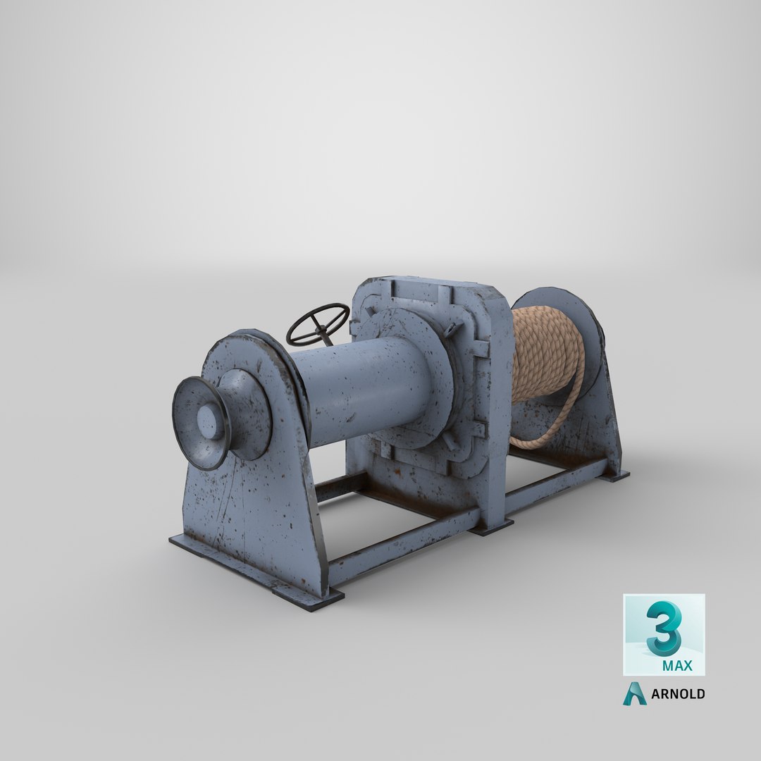 3D model mooring winches - TurboSquid 1467033