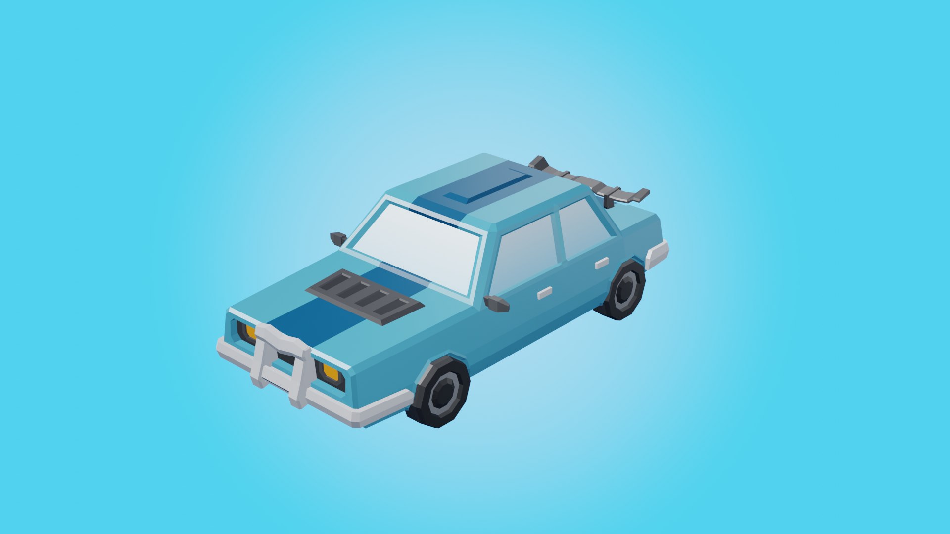 3D Low Poly Racing Car - TurboSquid 1915803