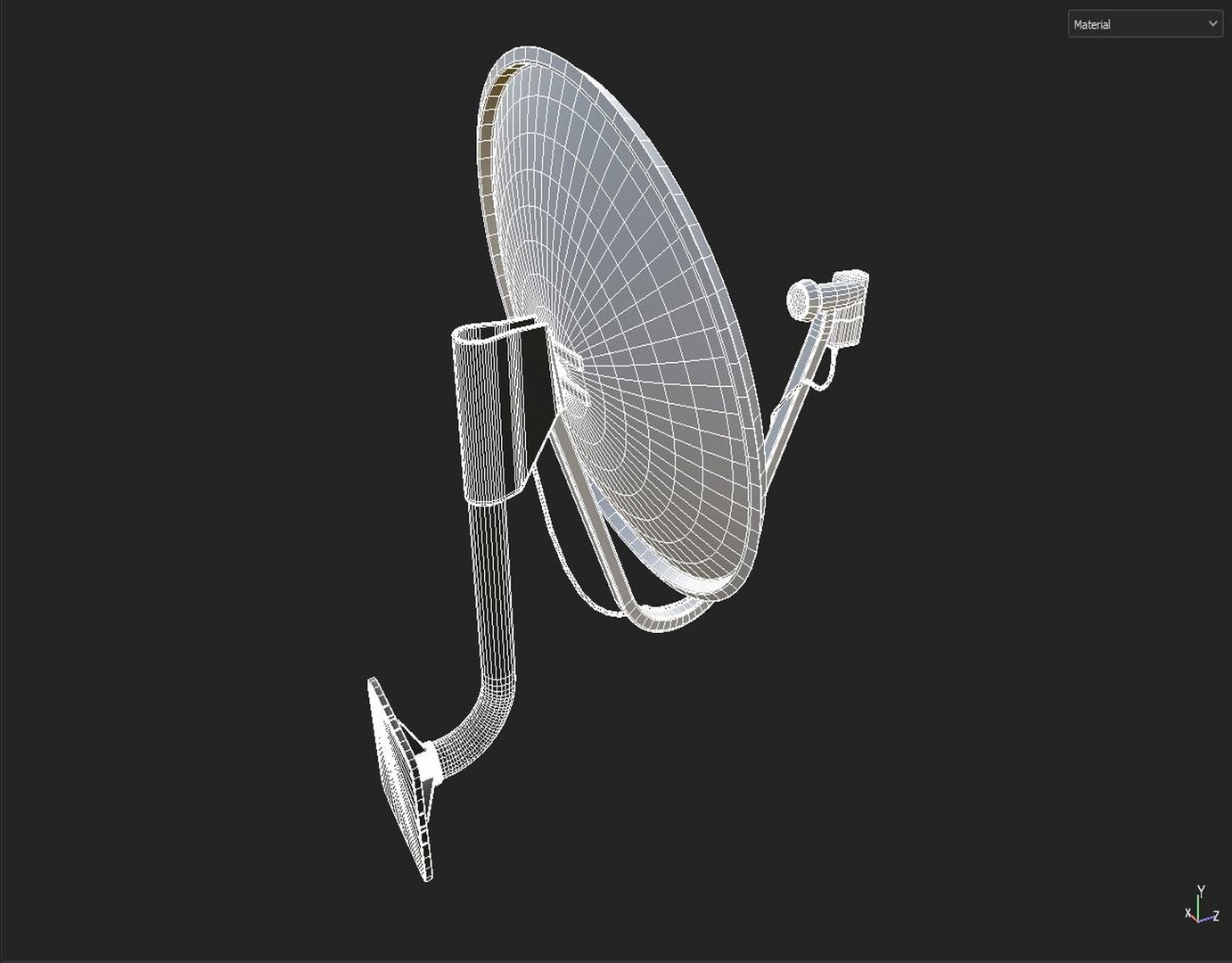 Satellite Dish 3D - TurboSquid 2387007