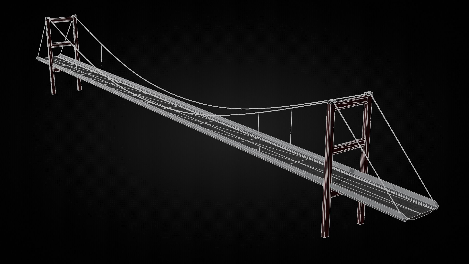 Low Poly Bridge 3D Model 3D Model - TurboSquid 2353159