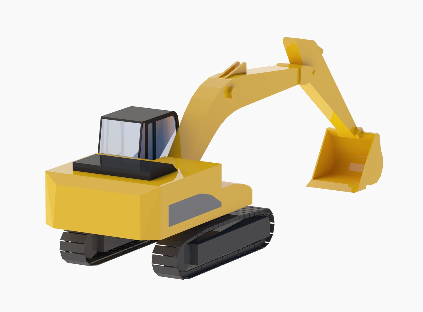 3D Model Excavator Earthmoving 336D Simplified - TurboSquid 2516202