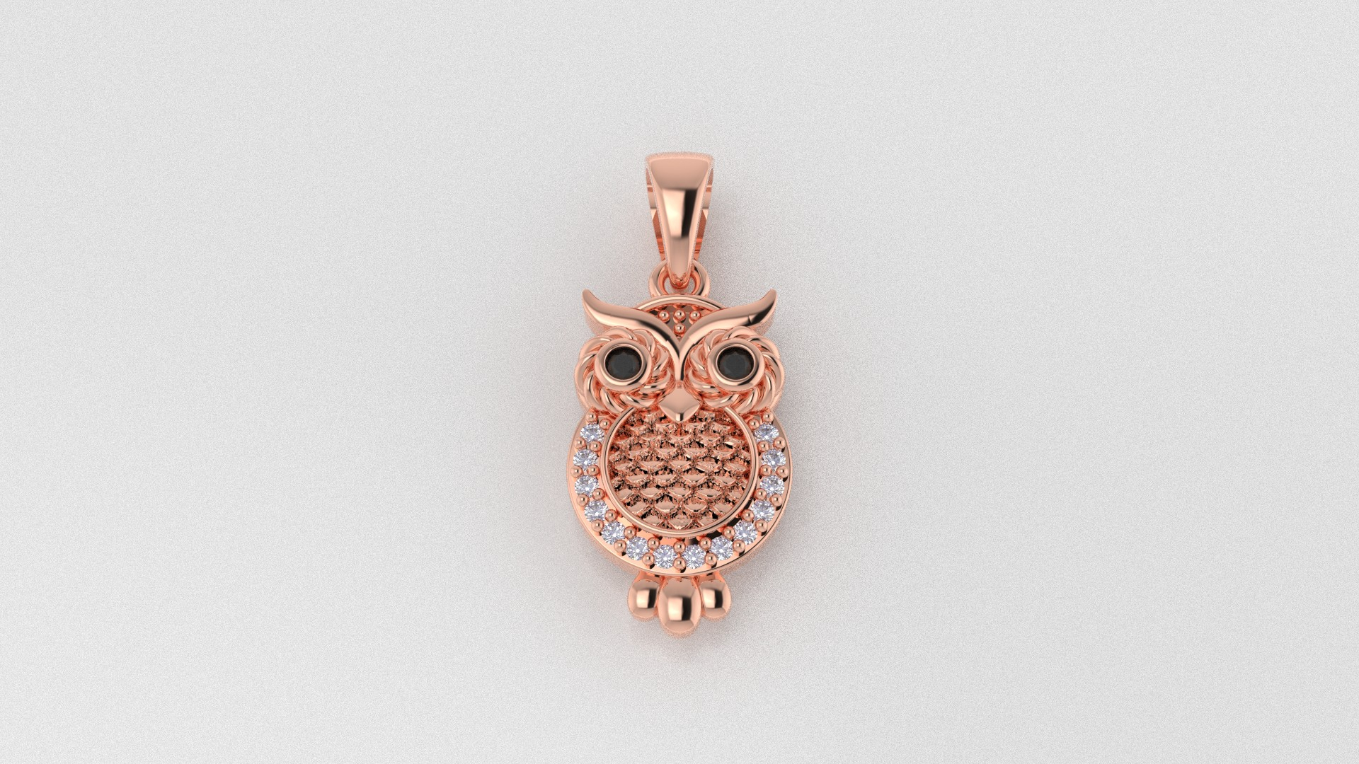 3dm stl owl necklace printable jewelry 3D model - TurboSquid 2084820