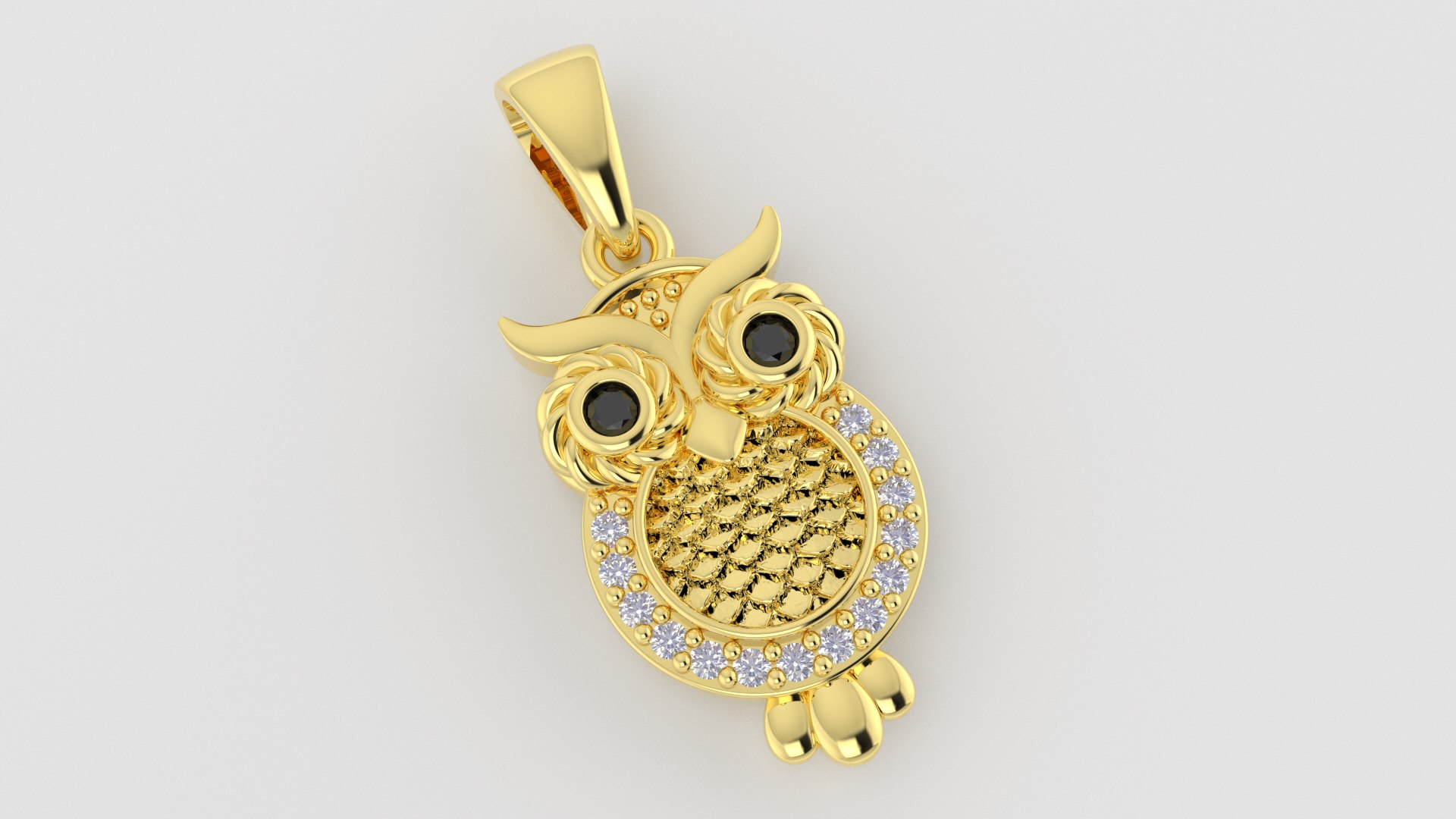 3dm Stl Owl Necklace Printable Jewelry 3D Model - TurboSquid 2084820